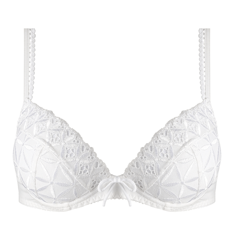 Aubade Bahia Padded Plunge BH White – Online bij Annadiva