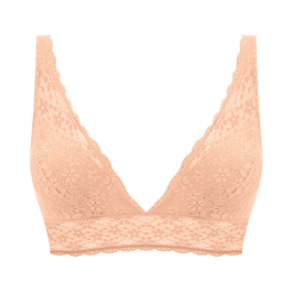 Wacoal Halo Lace Bralette Almost Apricot - Annadiva