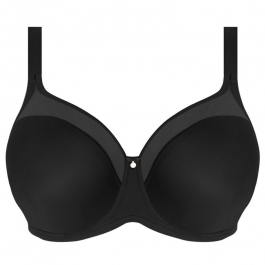 Elomi Smooth Naadloze Beugel BH Black - Annadiva