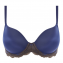 Wacoal Lace Affair Voorgevormde BH Blue Print / Chocolate Brown - Annadiva