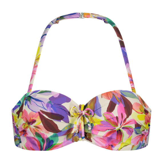 Cyell Badmode Fluid Flowers Bandeau Bikinitop - Annadiva