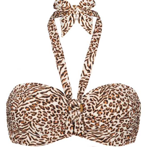 Cyell Badmode Leopard Love Bandeau Bikinitop | Annadiva