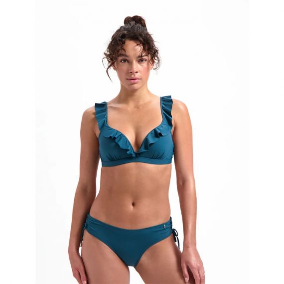 Beachlife Petrol Plunge Bikinitop - Annadiva