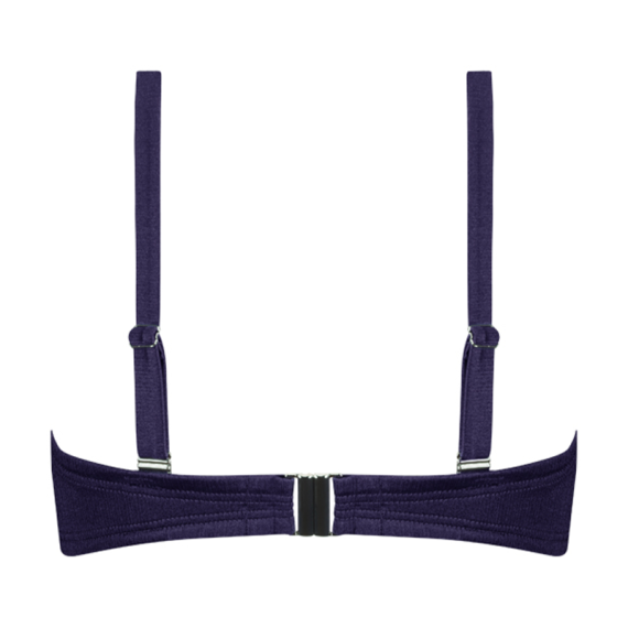 Cyell Badmode Satin Navy Voorgevormde Bikinitop - Annadiva