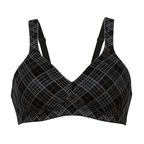 Rosa Faia Twin Art Soft BH Black Grey - Annadiva