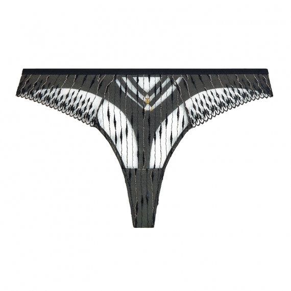 Aubade Voodoo Kiss String Millenium Black - Annadiva