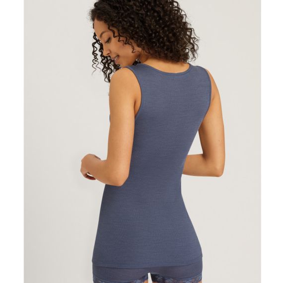 Hanro Woolen Lace Top Nightshade - Annadiva