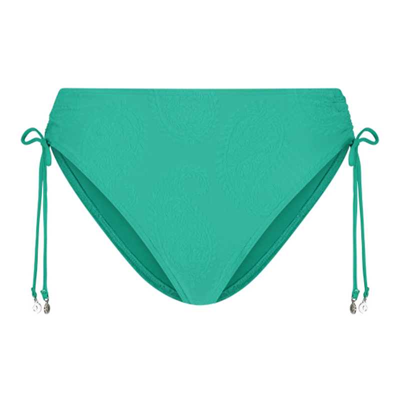 Cyell Badmode Deep Green Verstelbaar Hoog Bikinibroekje - Annadiva
