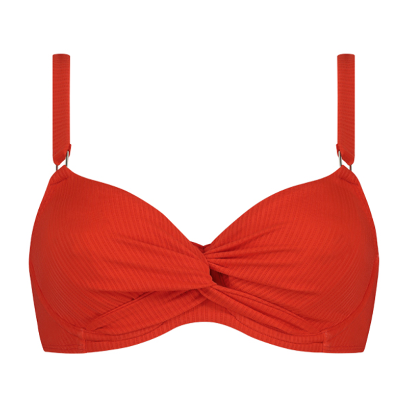Beachlife Fiery Red Bikinitop - Annadiva