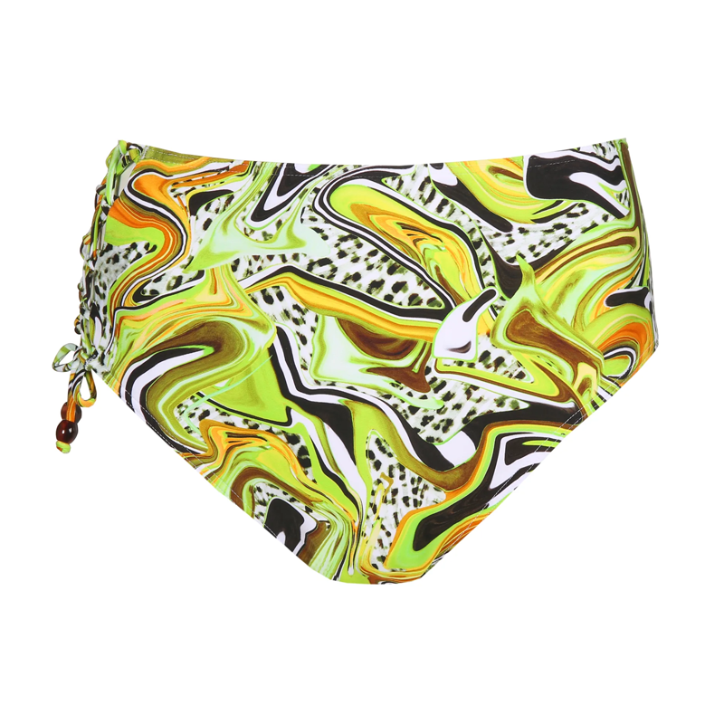 PrimaDonna Swim Jaguarau Hoog Bikinibroekje Lime Swirl - Annadiva