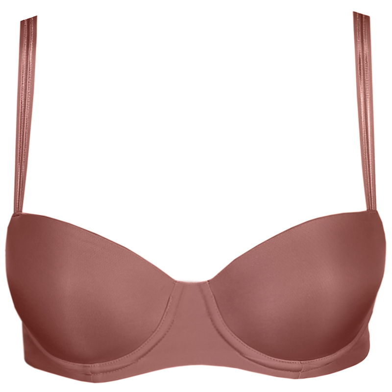 Marie Jo Louie Voorgevormde Balconette BH Satin Taupe - Annadiva