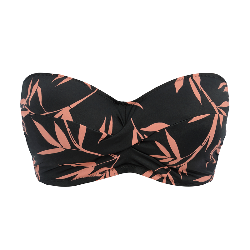 Fantasie Badmode Luna Bay Bandeau Bikinitop Lacquered Black - Annadiva