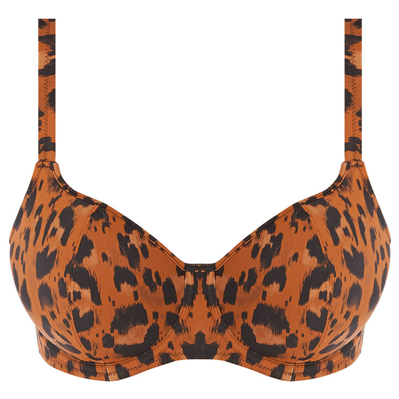 Freya Swim Roar Instinct Padded Bikinitop Leopard - Annadiva