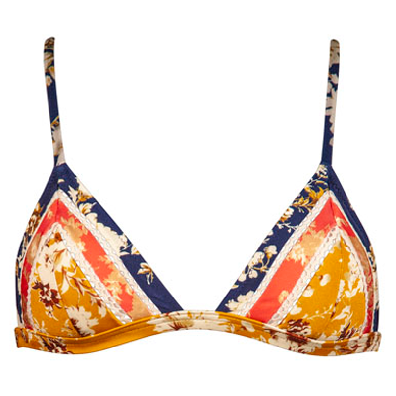 Watercult Patchwork Florals Triangle Bikinitop Summer Jam Annadiva