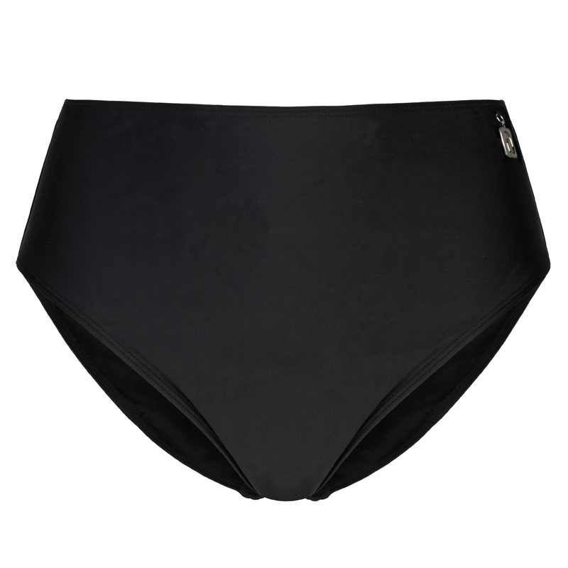 Annadiva Swim Plain Hoog Bikinibroekje Black - Annadiva