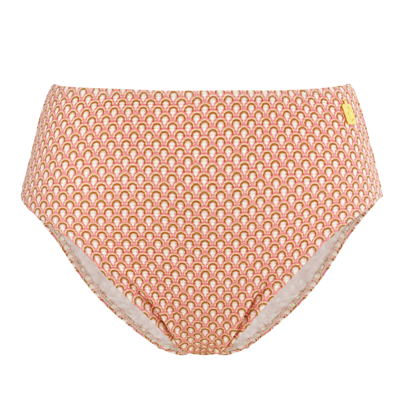 Annadiva Swim Seventies Hoog Bikinibroekje Blush - Annadiva