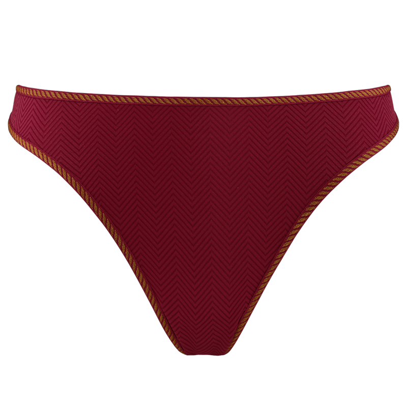 Marlies Dekkers Space Odyssey String Rhubarb and Gold Red - Annadiva