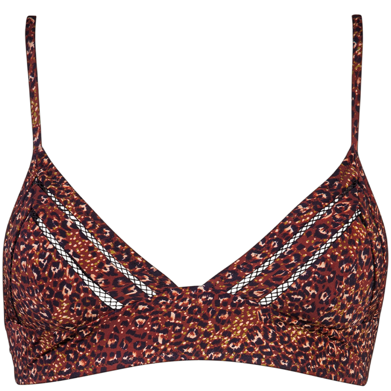 Watercult Wild Side Padded Triangle Bikinitop Sun Baked Annadiva